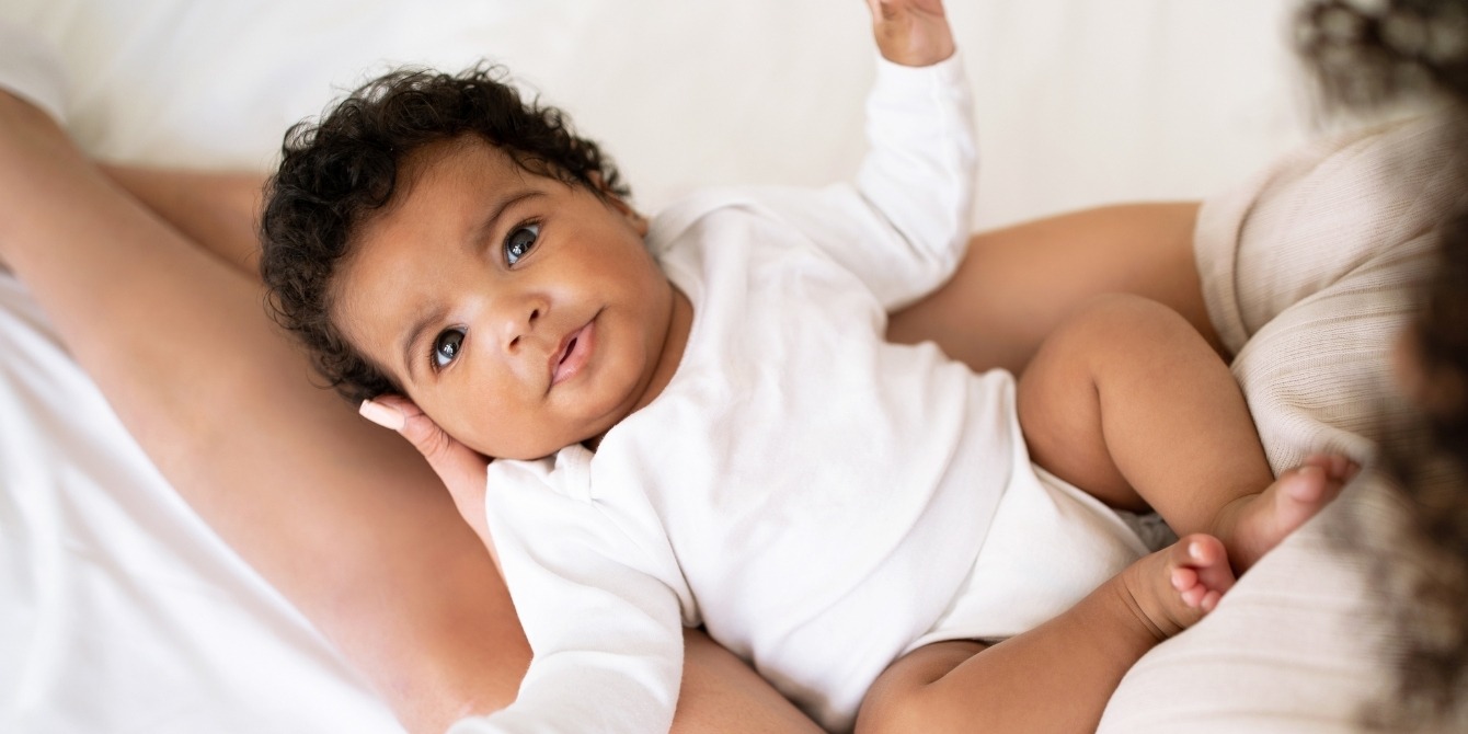 Beautiful Black Newborn Baby