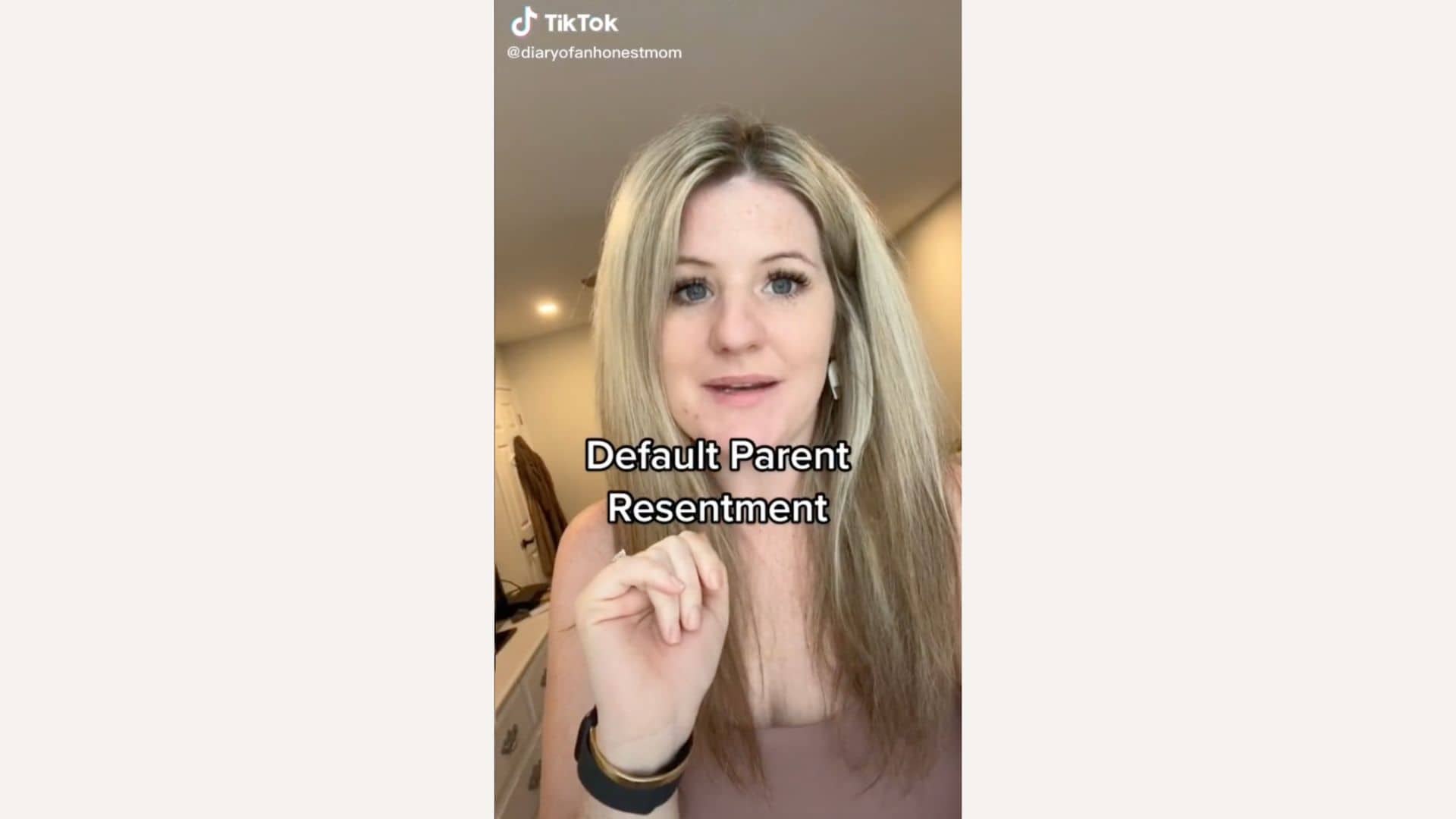 Tiktok Default Parent Resentment Video Motherly