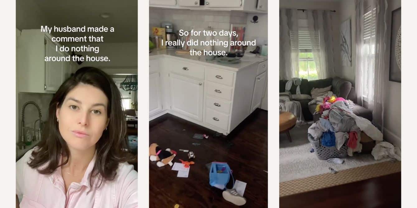 Mom Goes On Strike After Husband Says She 'Does Nothing' - Motherly