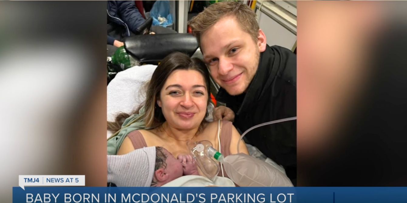 Woman Gives Birth In McDonalds Parking Lot Gives Baby Best Nickname