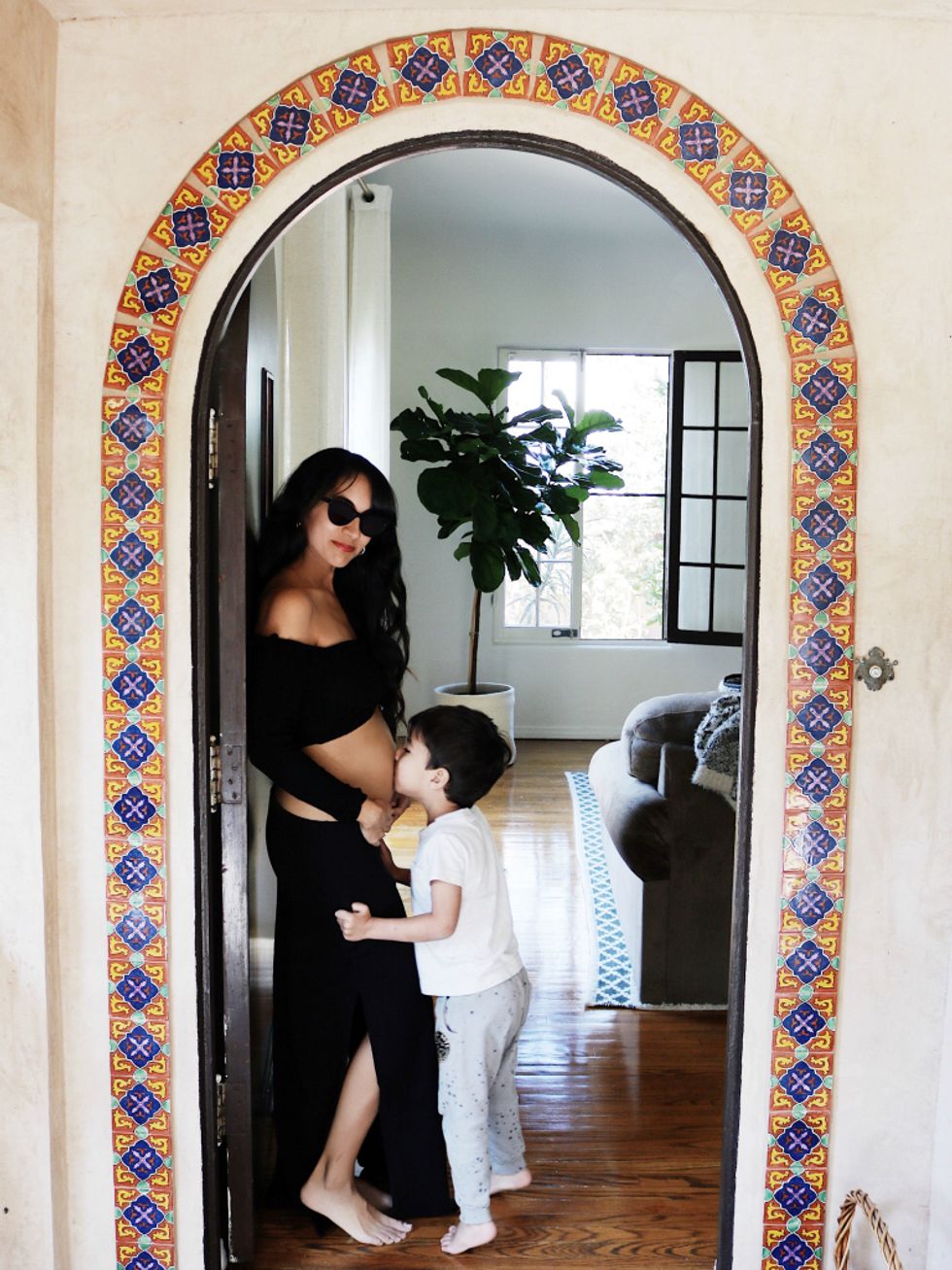 Natalie Alcala's Pregnancy Style